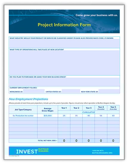 Project Information Form